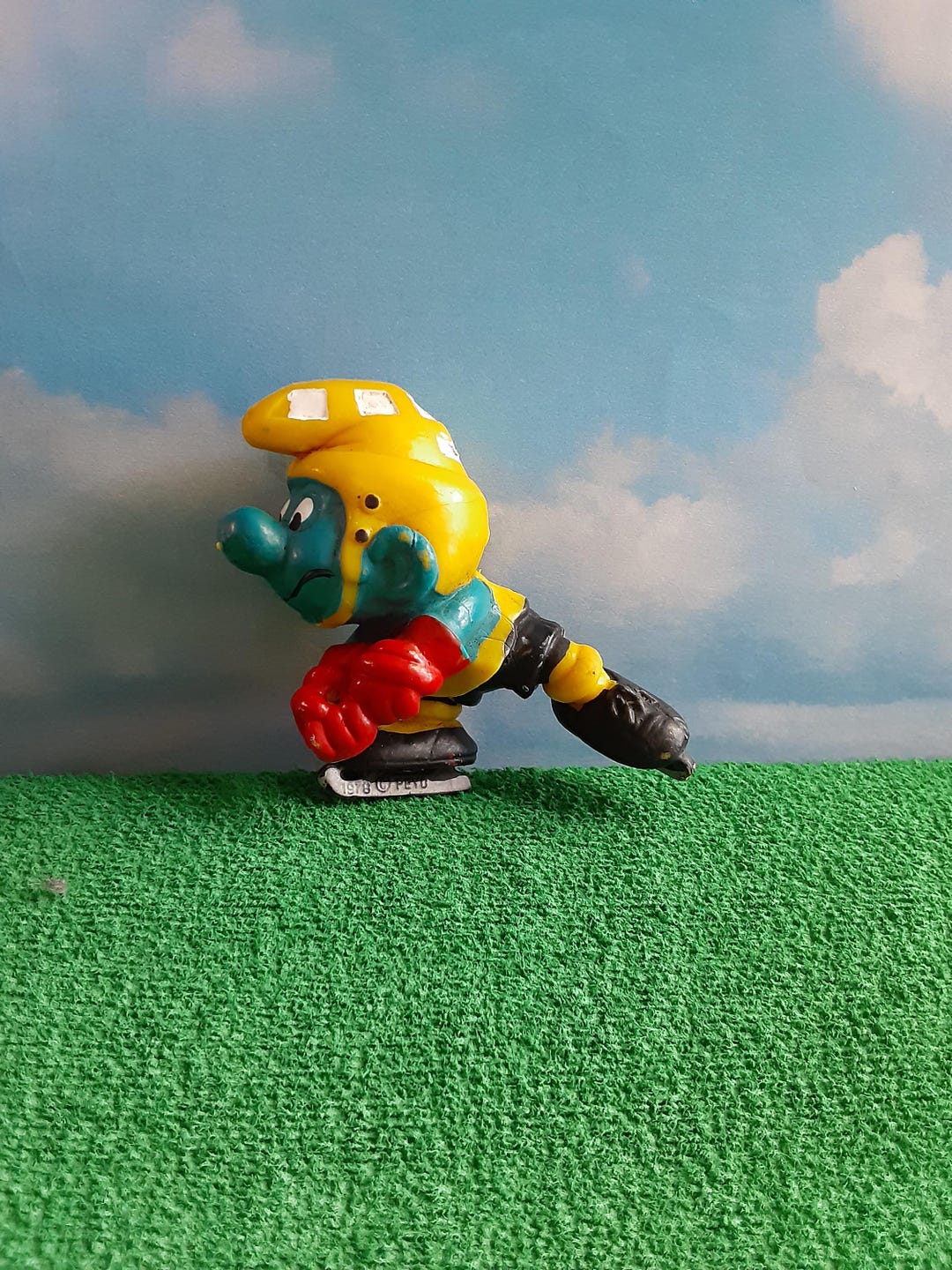 Vintage Schleich Peyo Smurf Figure Collectible Cartoon Toys 1978 Ice ...