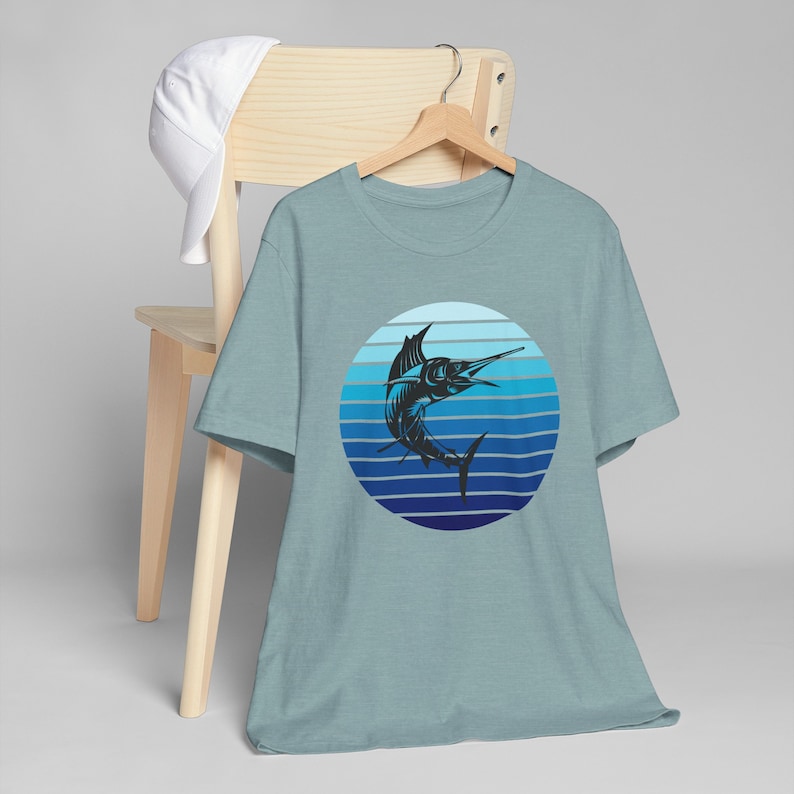 Sportfish Shirt, Swordfish Themed Tee, Ocean Themed Style Unisex Jersey ...