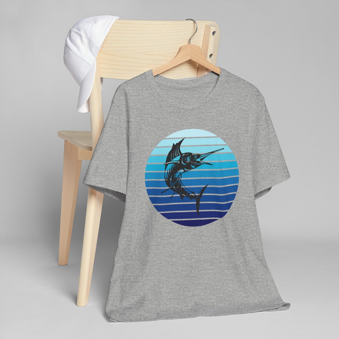 Sportfish Shirt, Swordfish Themed Tee, Ocean Themed Style Unisex Jersey ...