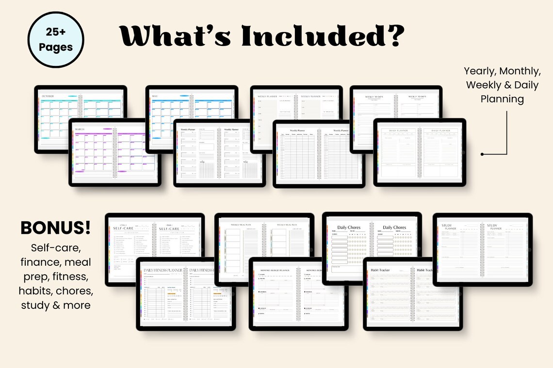 All-in-one Digital Planner for Teachers, Assistants, Students: Organize ...