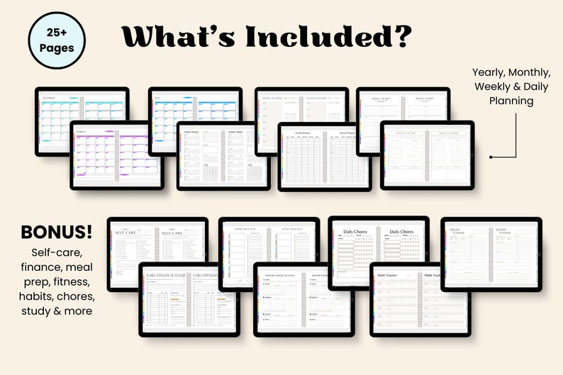 All-in-one Digital Planner for Teachers, Assistants, Students: Organize ...