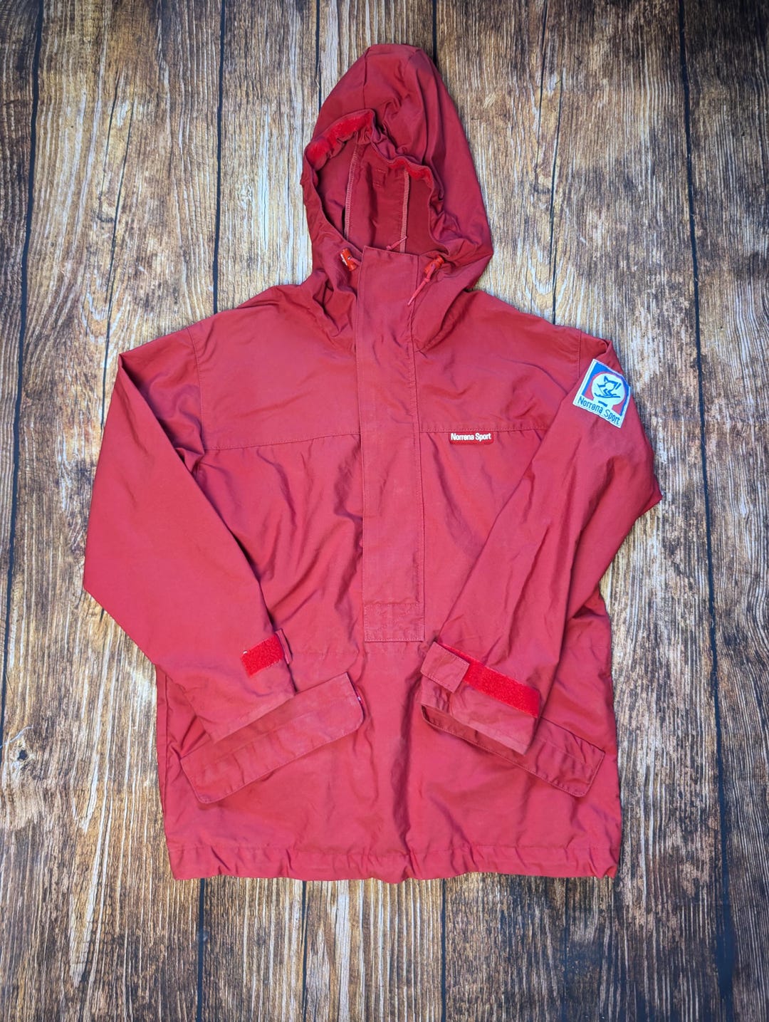 Red Vintage Norrona Sport Anorak Jacket Multipocket 90s Norway M - Etsy