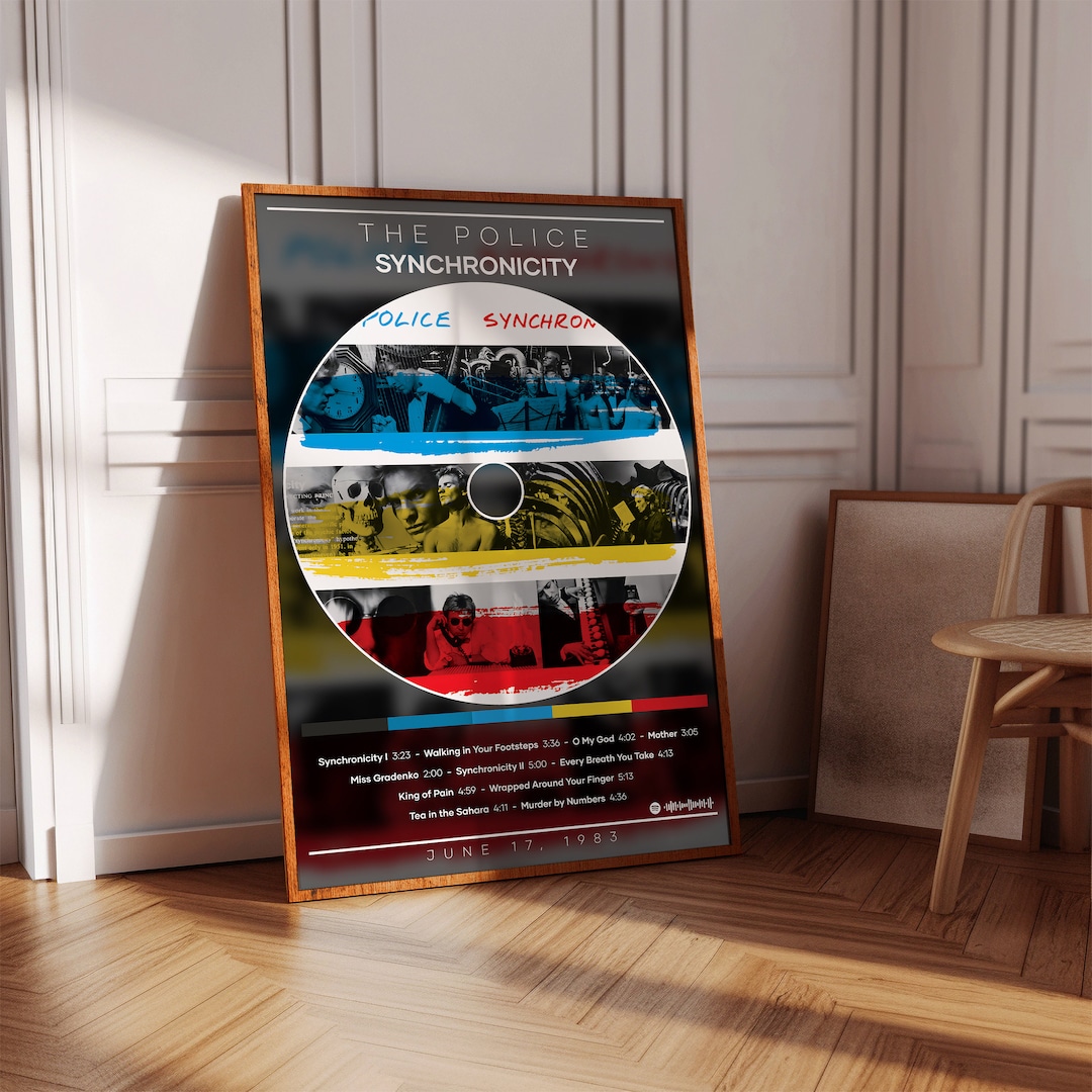The Police Poster Synchronicity Poster Album Poster Print Album Cover ...