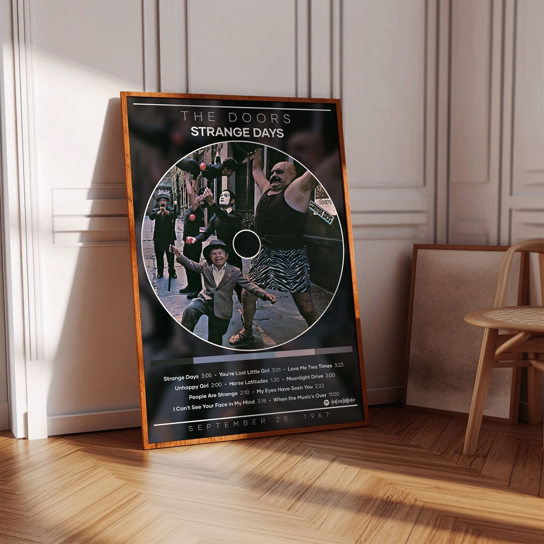 The Doors Poster Strange Days Poster Album Poster Print Album Cover ...