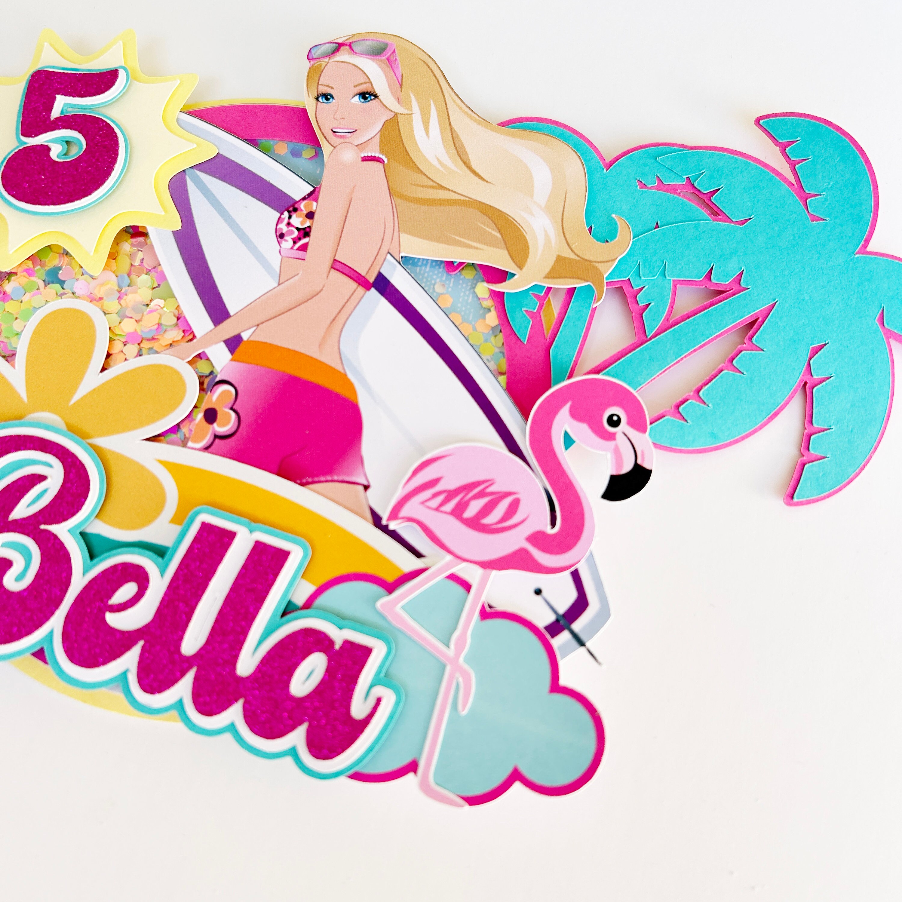 Personalized Malibu Princess Beach Tropical Sunshine Birthday Theme ...