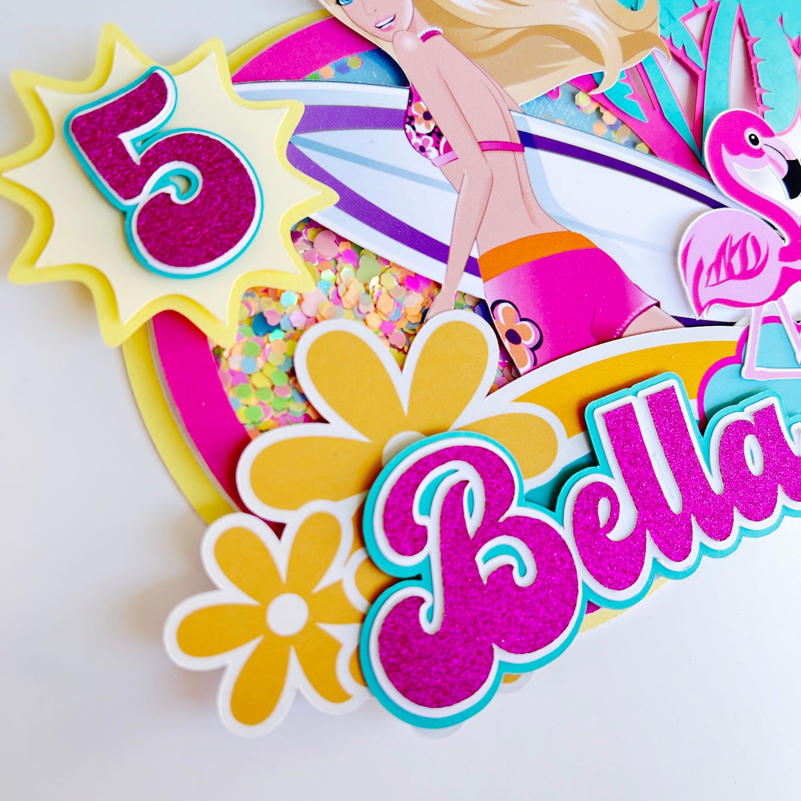 Personalized Malibu Princess Beach Tropical Sunshine Birthday Theme ...