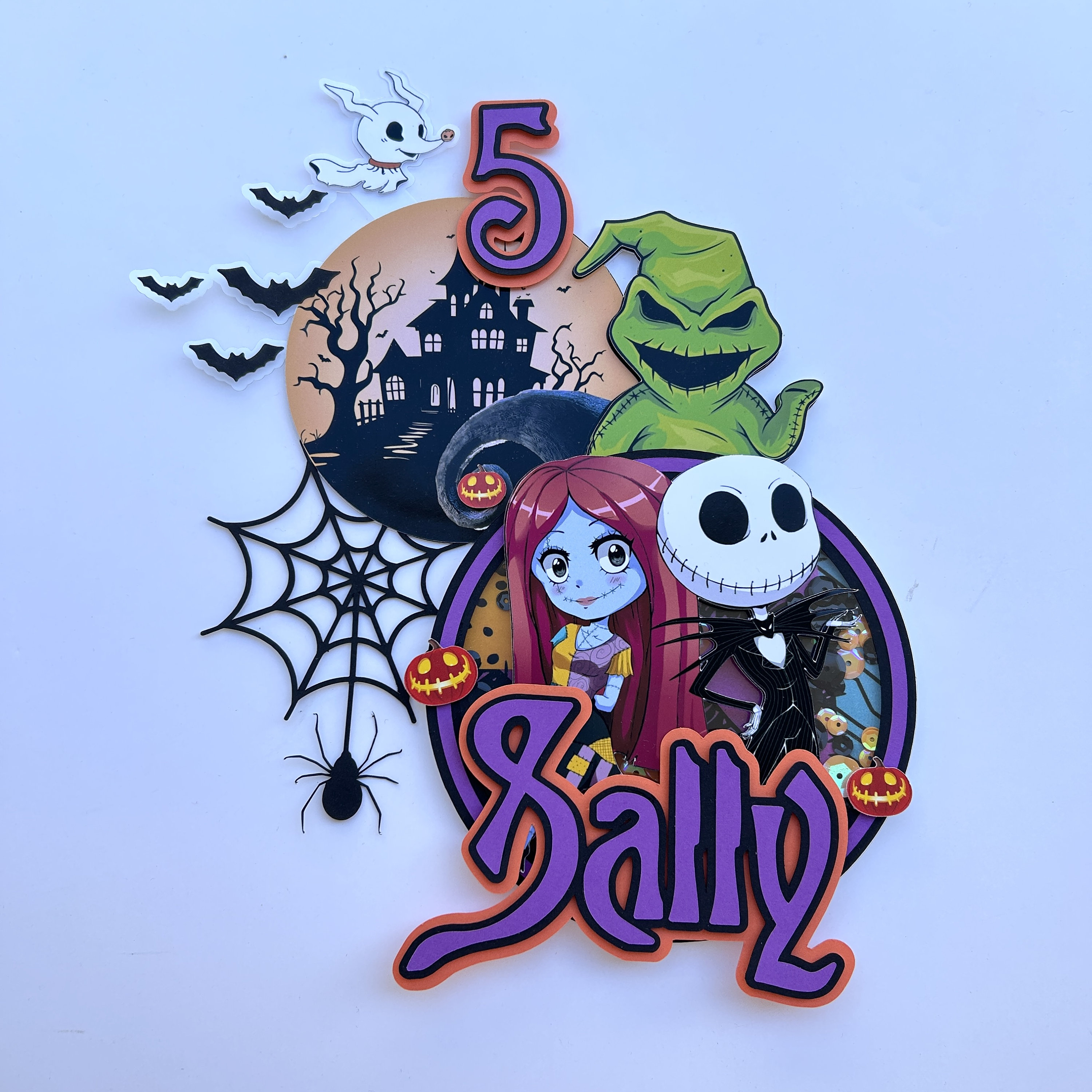 Personalized Night Before Christmas Theme Birthday Party Haloween Cake ...