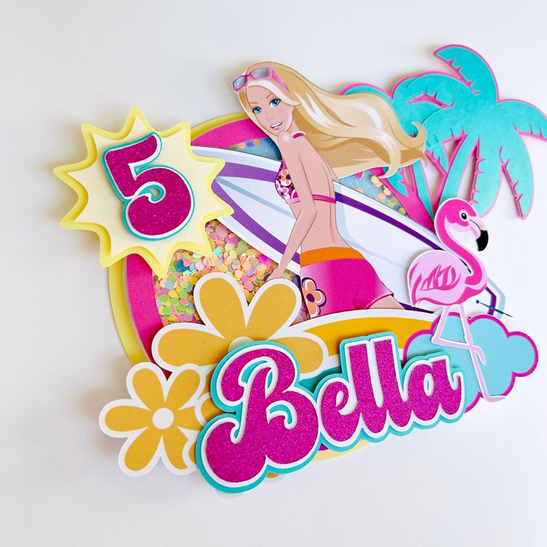 Personalized Malibu Princess Beach Tropical Sunshine Birthday Theme ...
