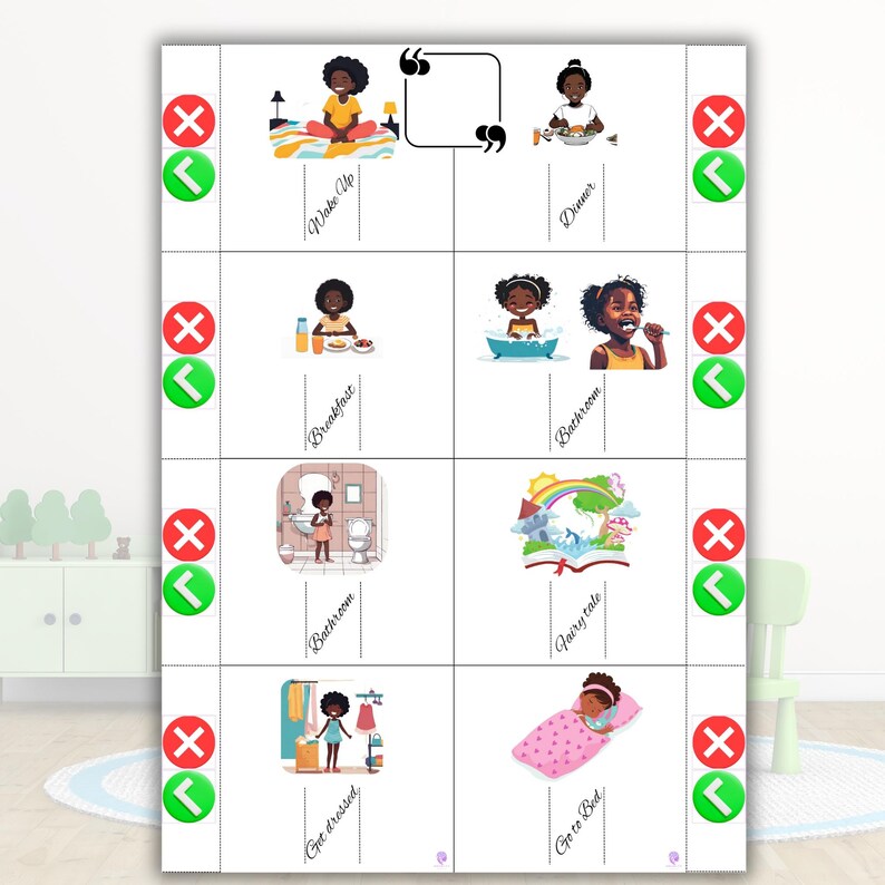 Editable Kids Chore Charts Printable Kids Routine Chart Daily Chore ...