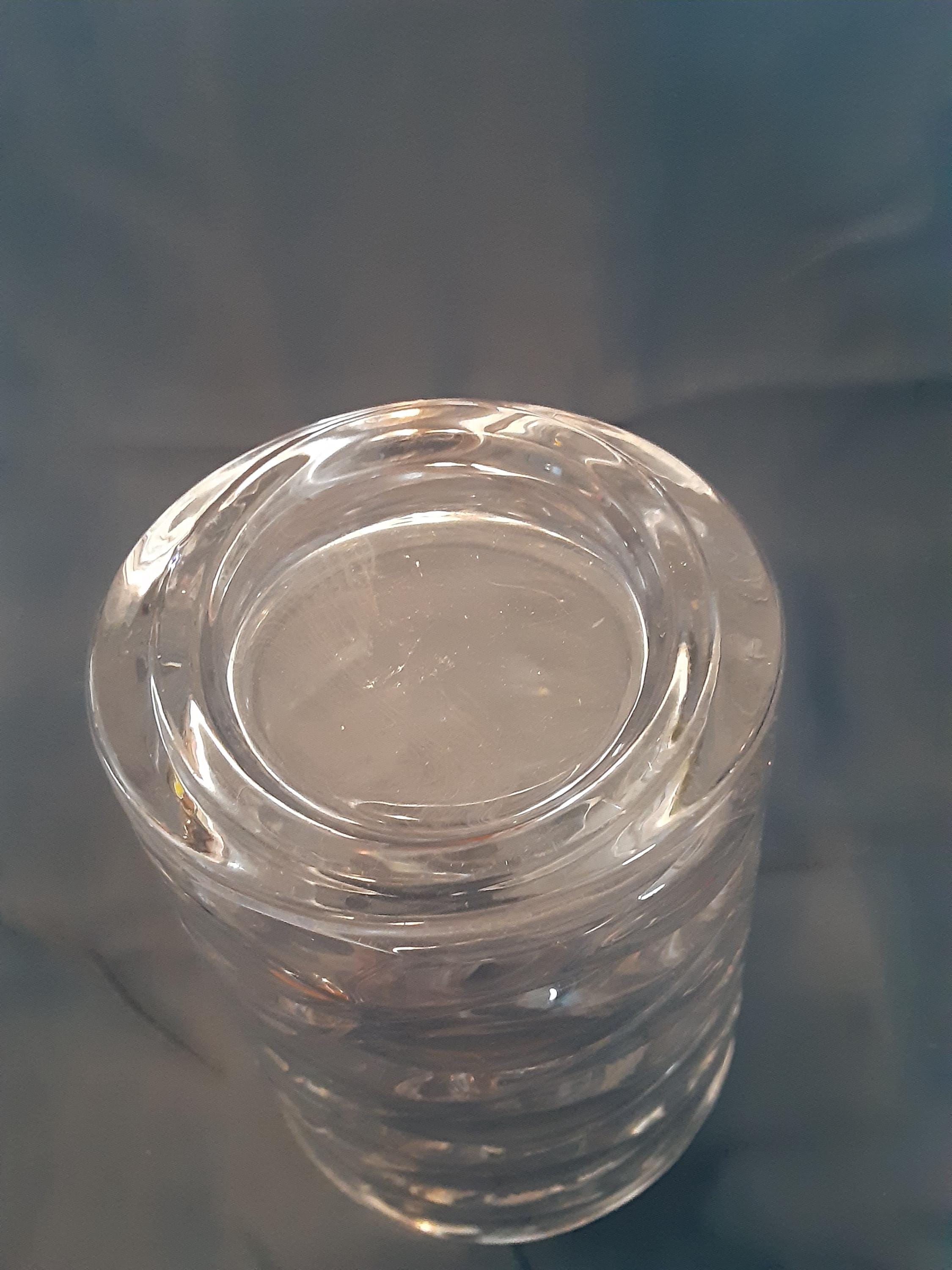 Mikasa Crystal Atlantic 9" Clear Oval-shaped Vase. Beautiful Wave ...