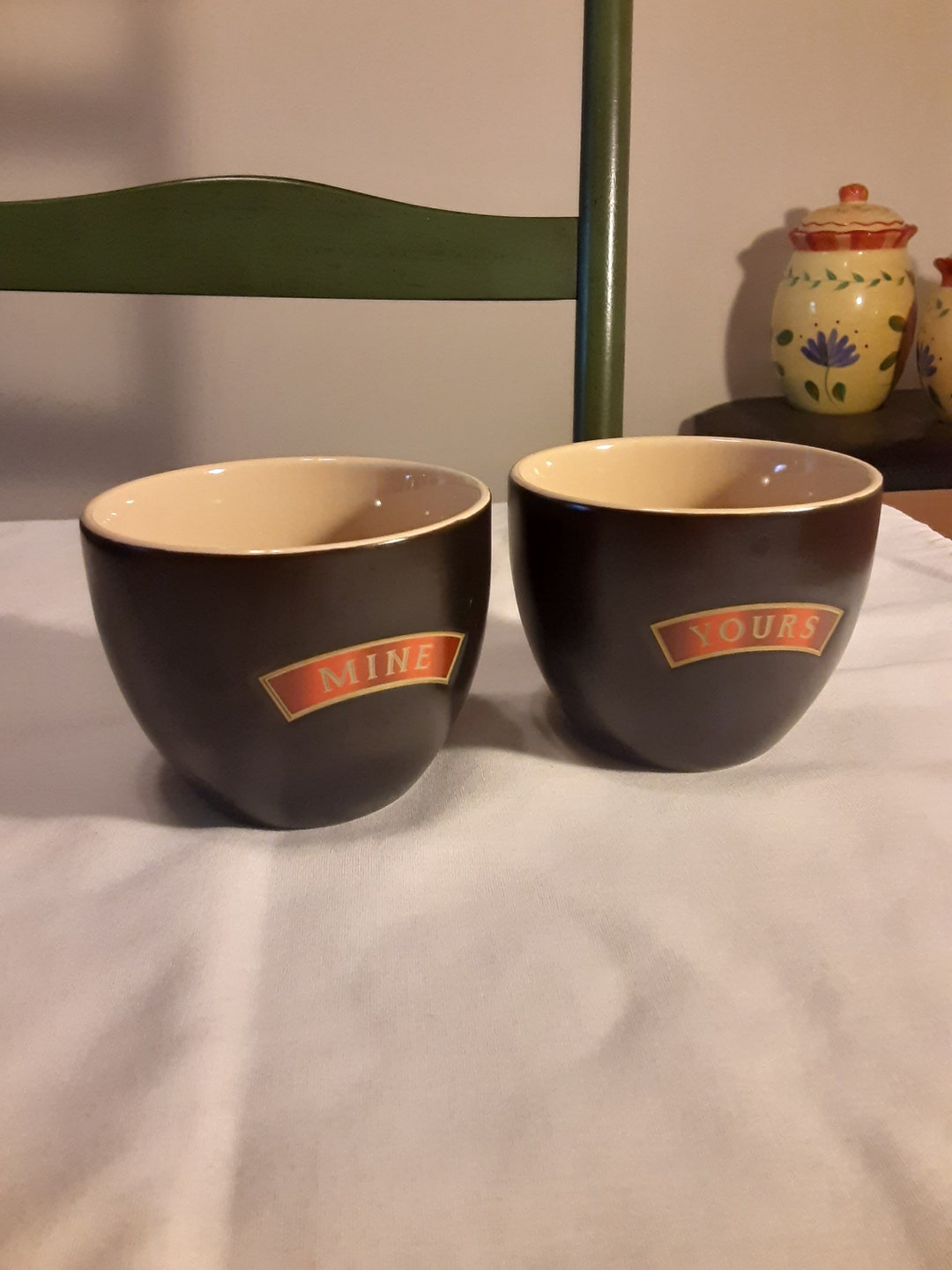 Set of 2 Bailey's Irish Cream "mine & Yours" Coffee Cups. Great Gift ...