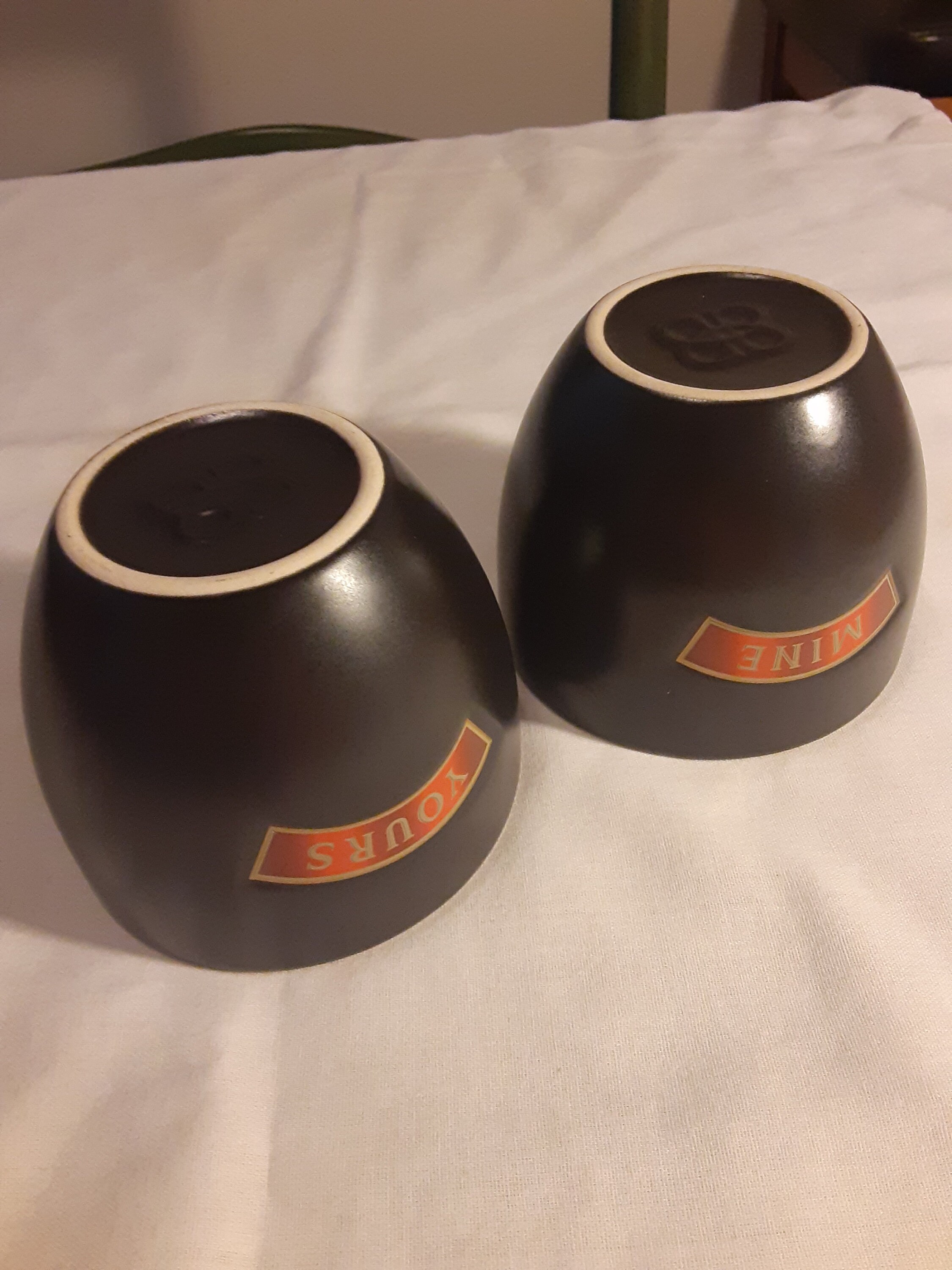 Set of 2 Bailey's Irish Cream "mine & Yours" Coffee Cups. Great Gift ...