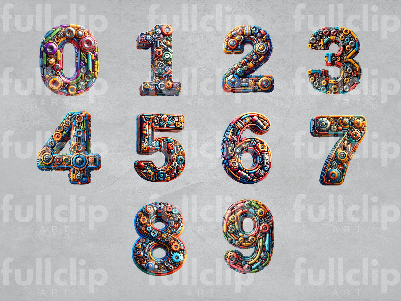 Robot Alphabet Clipart Bundle, Robot Clipart, Robot Font, Robot PNG ...