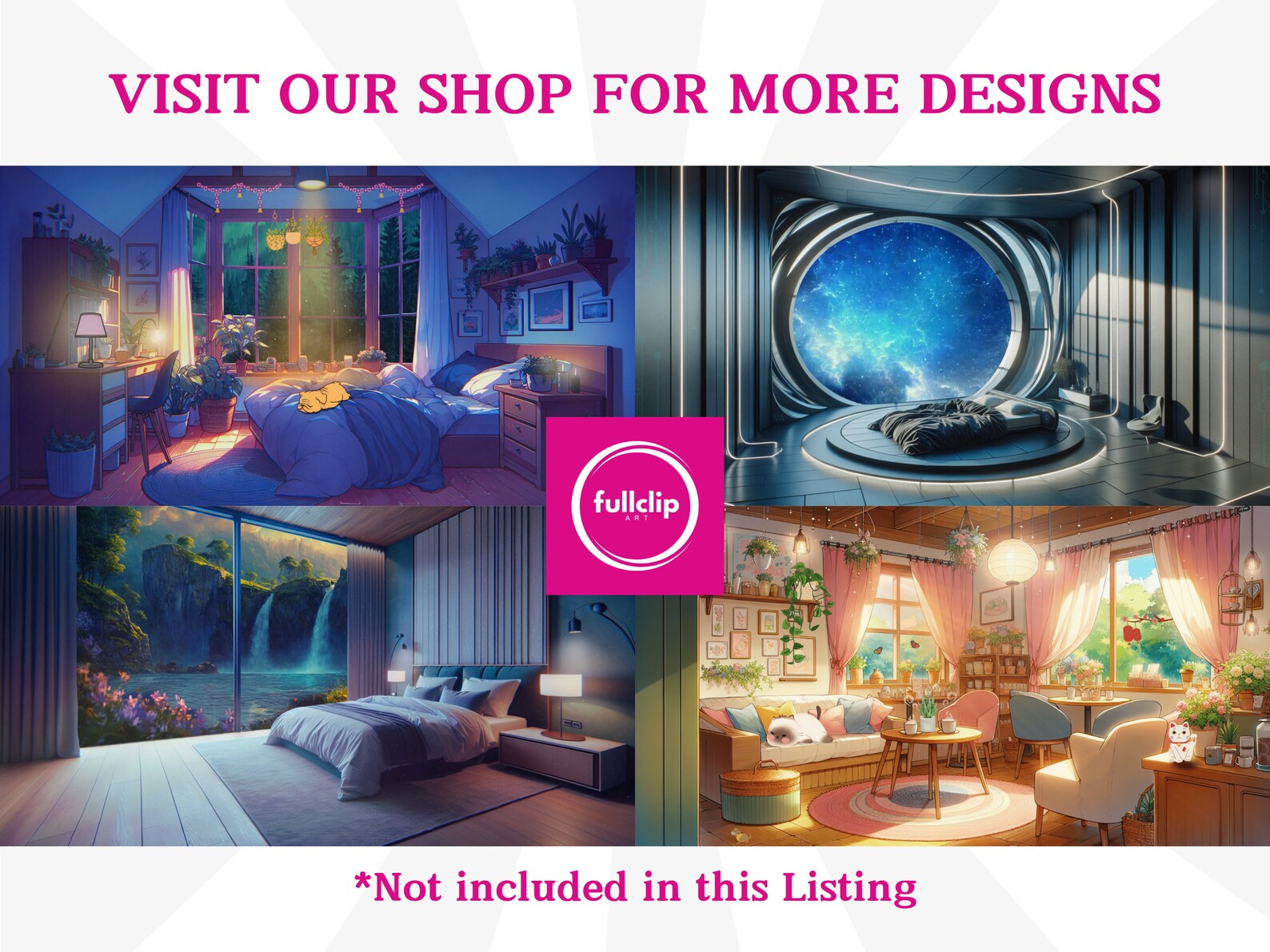 Animated Background Cabin Bedroom With Dog, Vtuber Assets, Vtuber ...