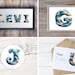 Waves Alphabet Clipart Bundle, Waves PNG, Ocean Clipart, Waves Font ...