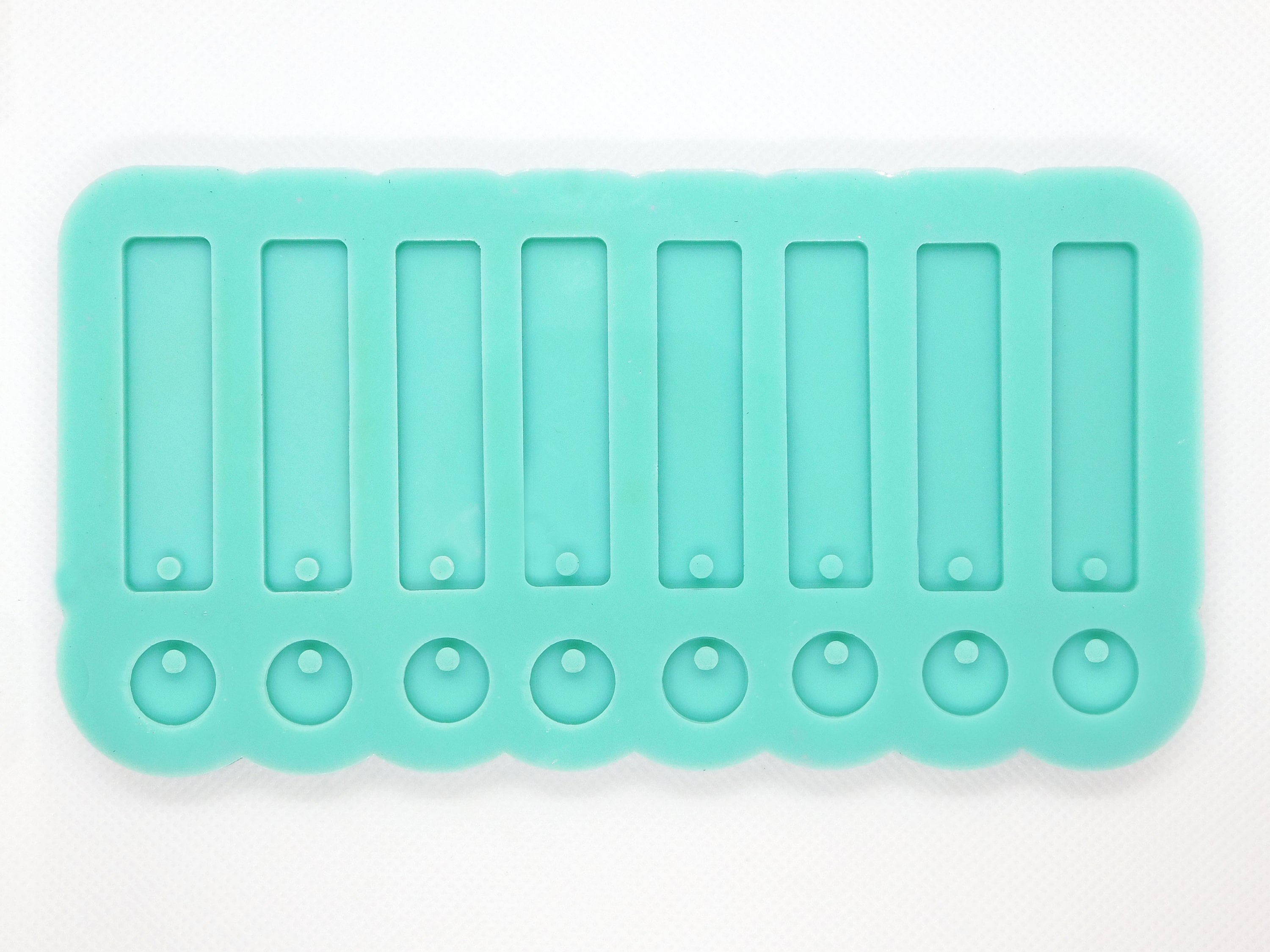 Rectangle Earring Dangle Mold, Long Rectangle Silicone Mold for Epoxy ...