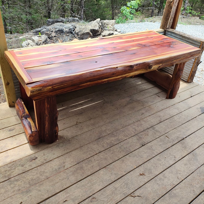 Red Cedar Dining Table - Etsy