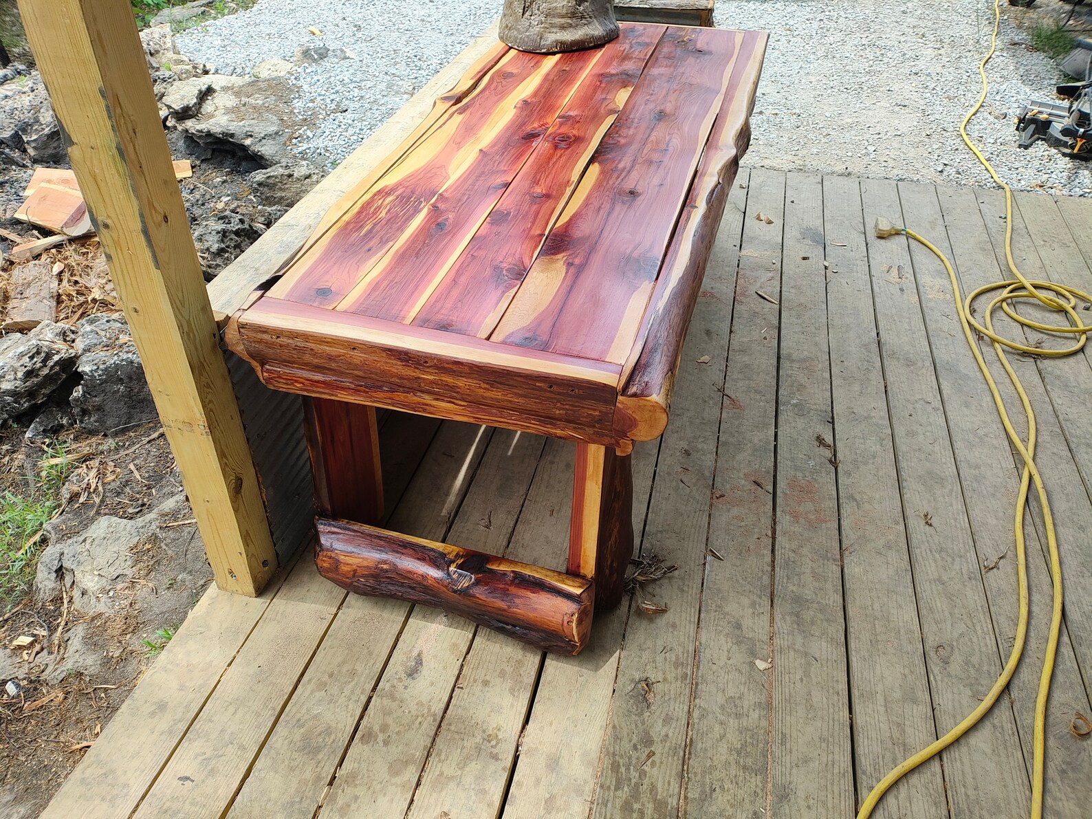 Red Cedar Table - Etsy