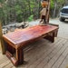 Red Cedar Table - Etsy