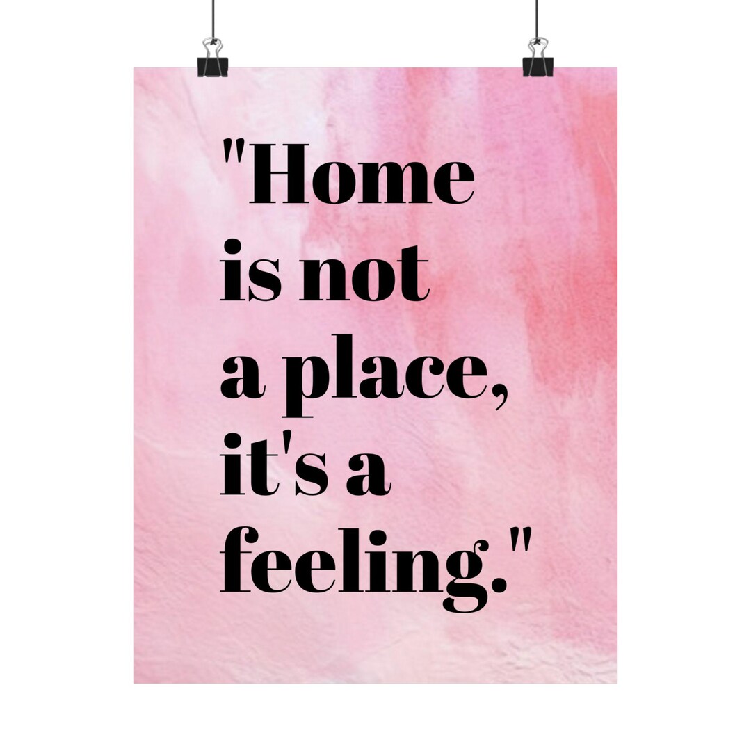 Inspirational Quote Satin Poster, Pink Watercolor Art - Etsy