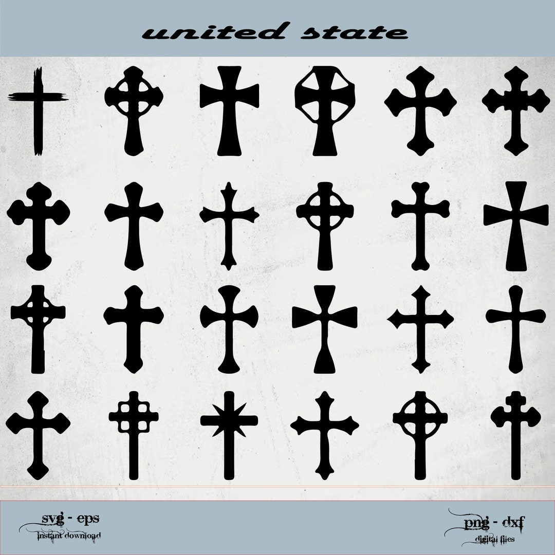 CROSS BUNDLE SVG Files, Cross Cut Files , Cross Clipart, Cross ...