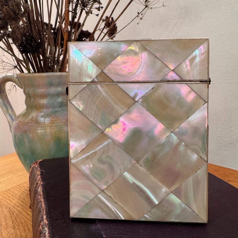 Antique Calling Card Box - Etsy UK