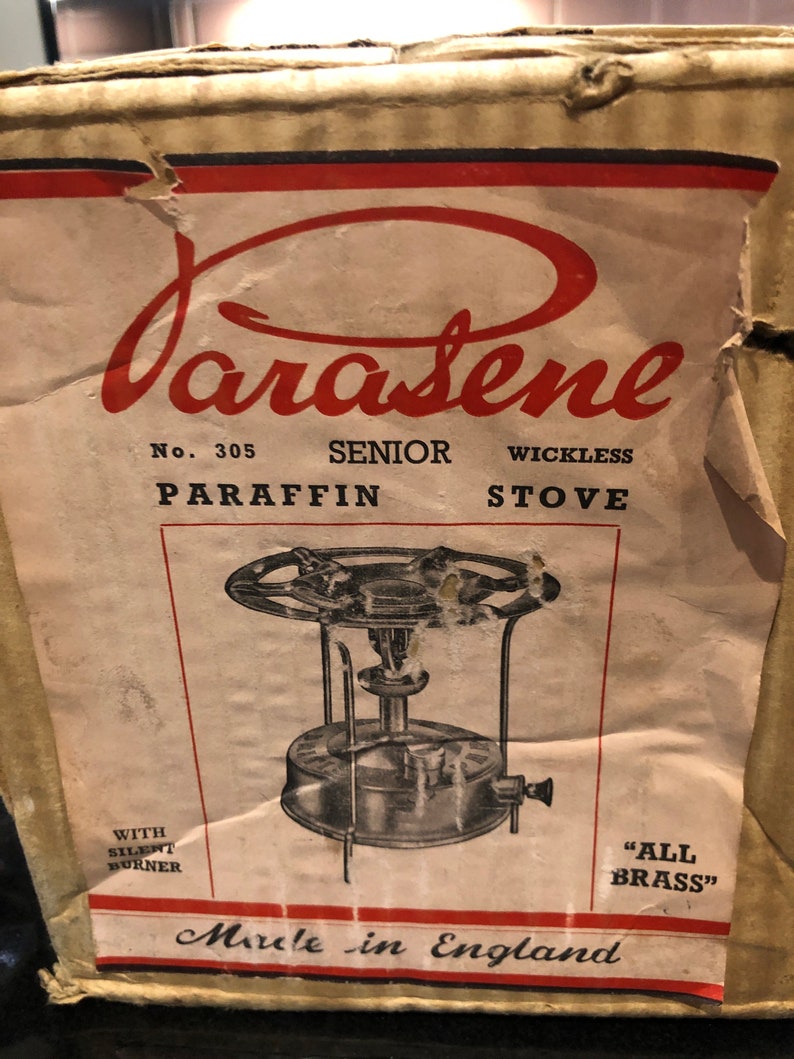 The Parasene No 305 Senior Vintage Camping Pressure Stove. Circa 1950 ...