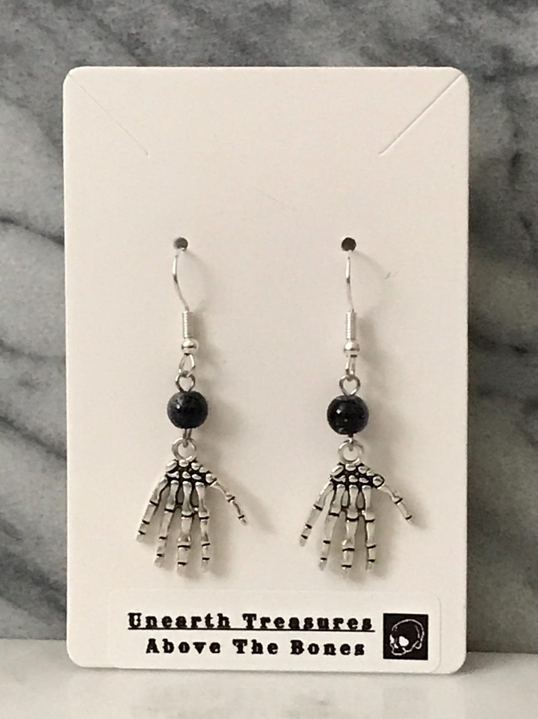 Skeleton Hand Earrings | Skeleton Hand Dangle Earrings | Fun Halloween ...