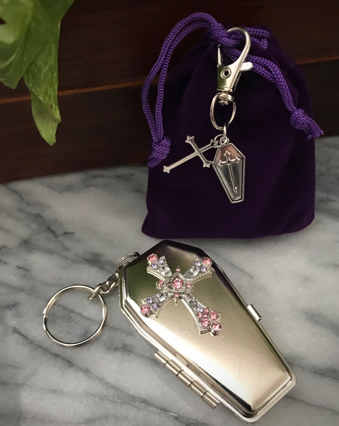 Coffin Ashtray Keychain | Coffin Keychain | Portable Coffin Ashtray ...