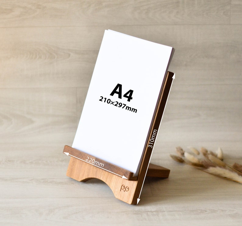 Wooden Paper Holder | Paper Stand | A4 Holder | Wood Paper Stand for ...