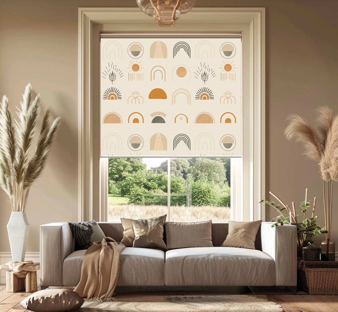 Bohemian Roller Blinds, Special Abstract Pattern Roller Blinds, Icon ...