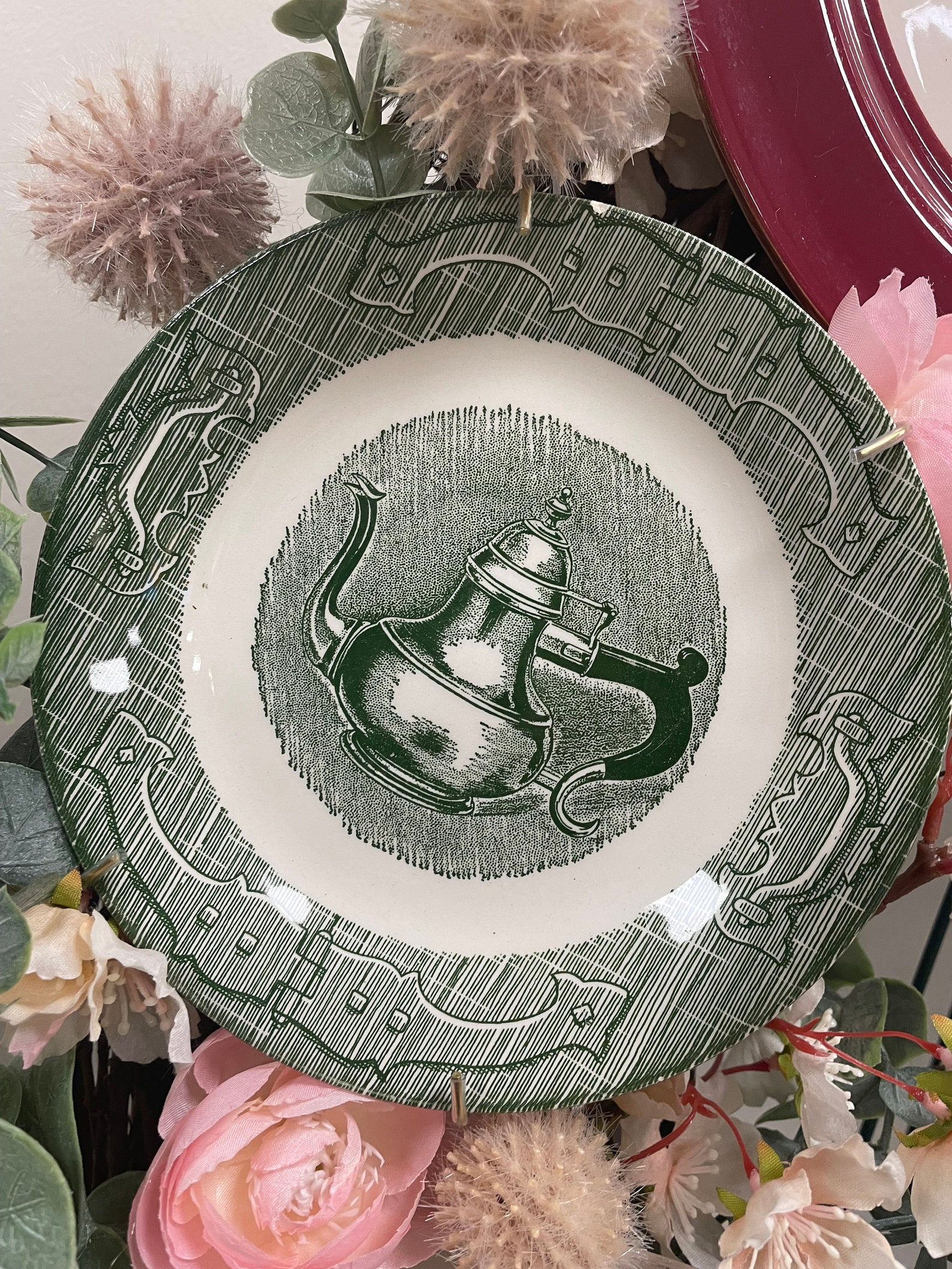 Cottagecore Plate Wreath - Etsy