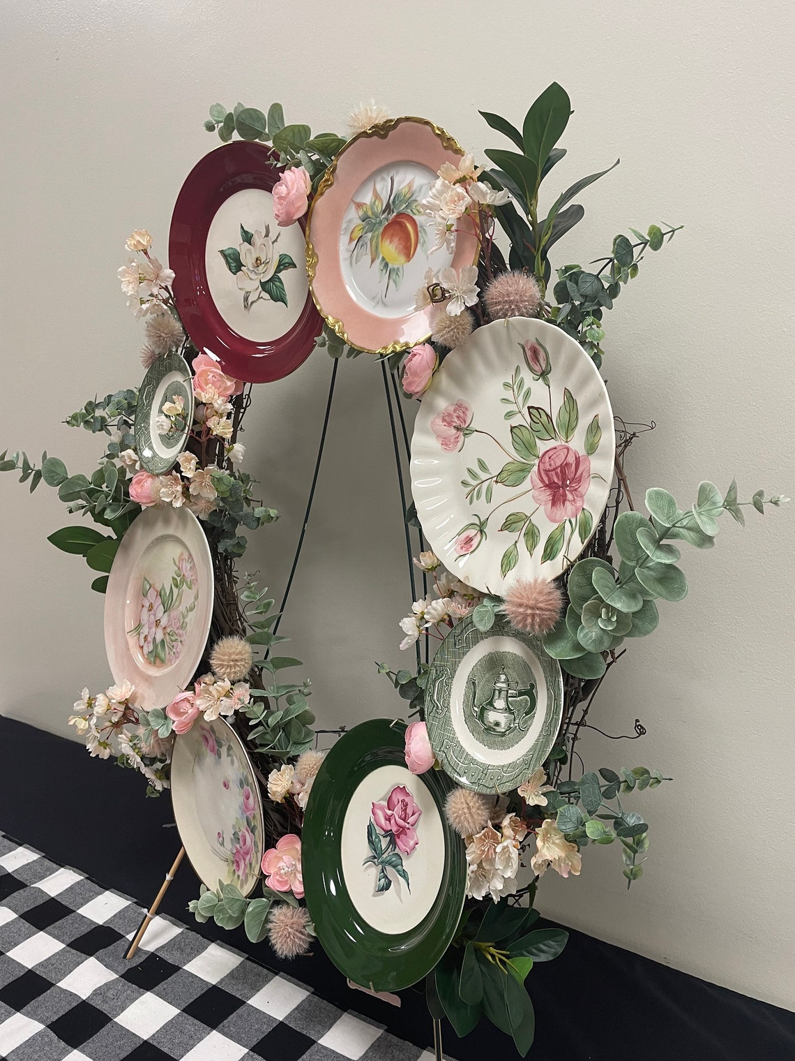 Cottagecore Plate Wreath - Etsy