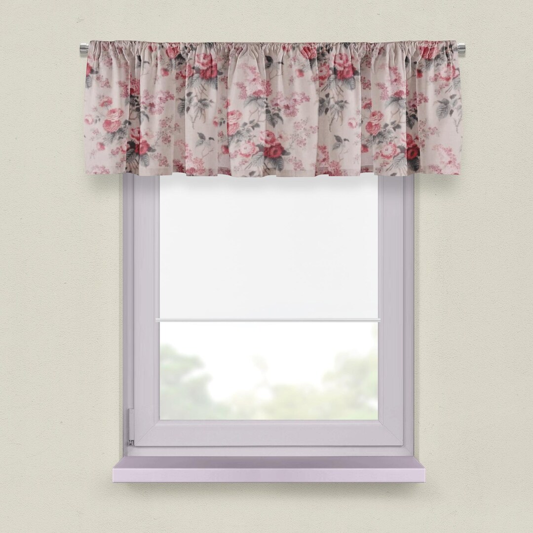 Waverly Valance, Emmas Garden Valance, Emmas Garden Rosewood Valance ...