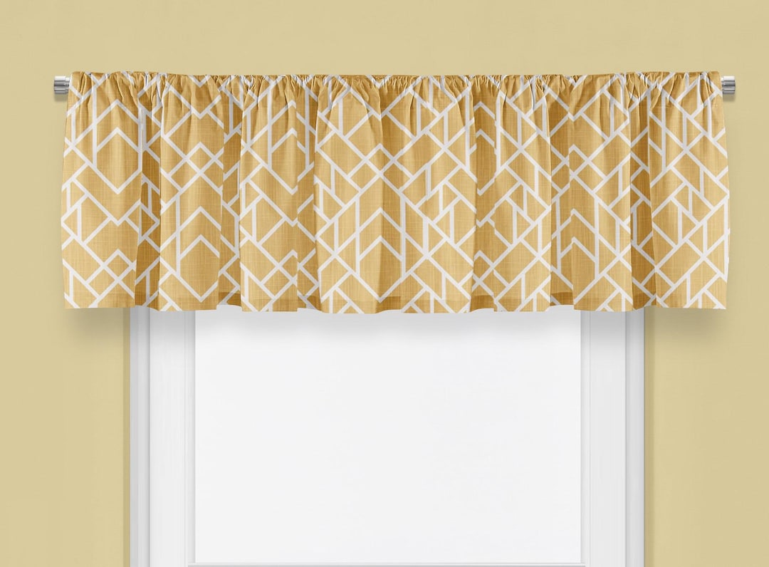 Yellow Valance: Premier Prints Alpine Brazilian Fabric - Etsy