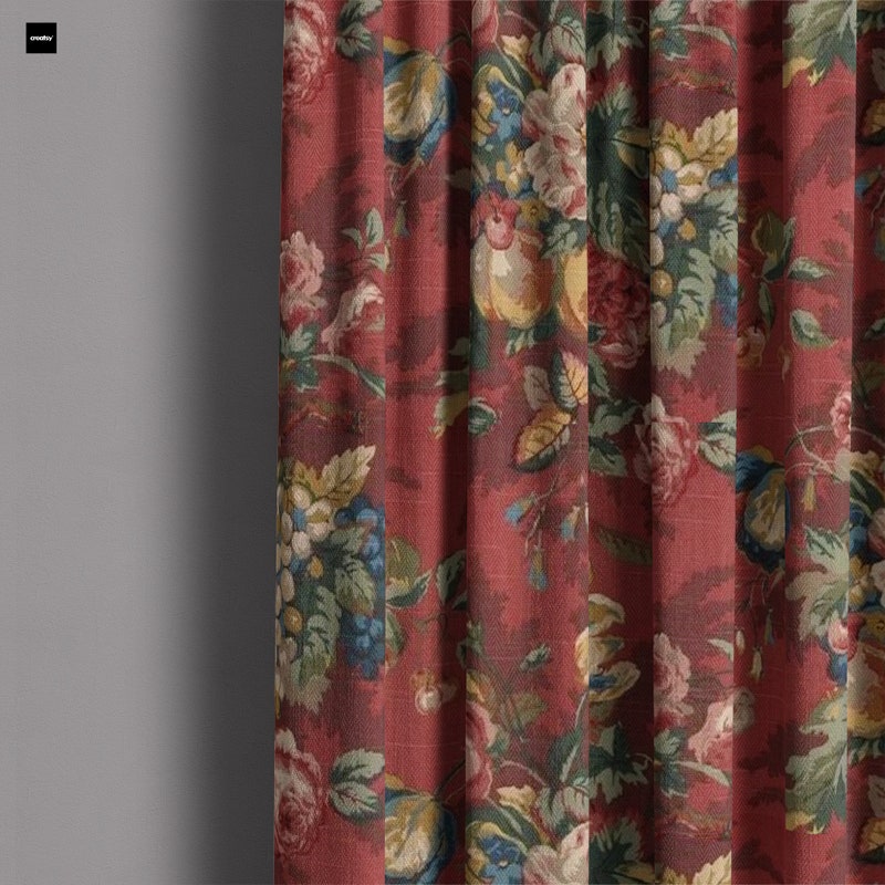 Floral Curtains - Etsy