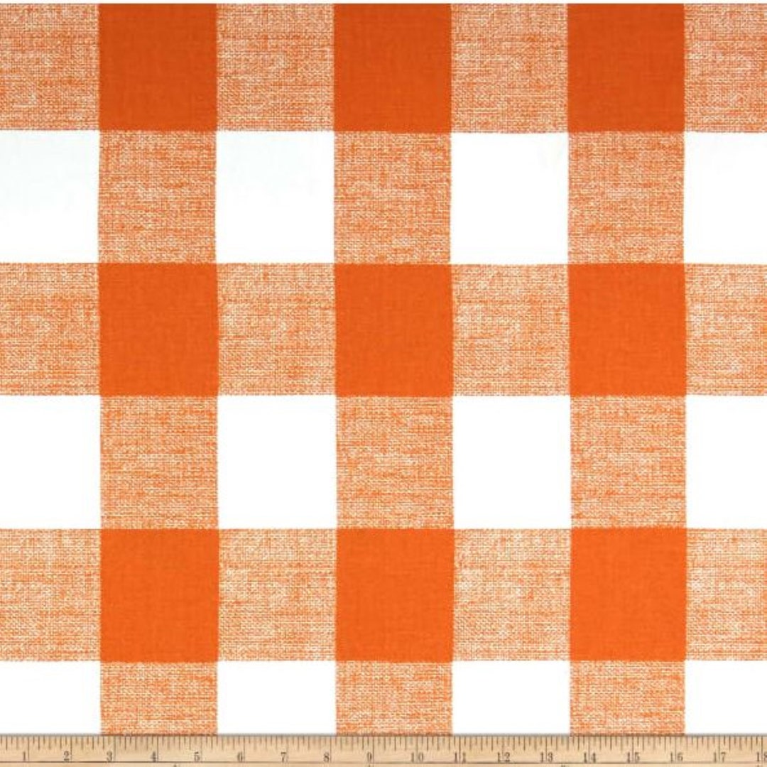 Orange Table Square, Orange White Table Square, Buffalo Check Table ...