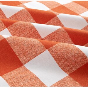 Orange Table Square, Orange White Table Square, Buffalo Check Table ...