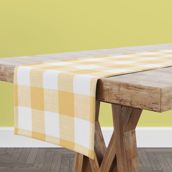 Yellow Table Runner - Etsy