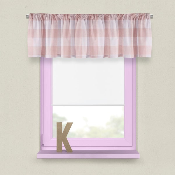Buffalo Check Valance - Etsy