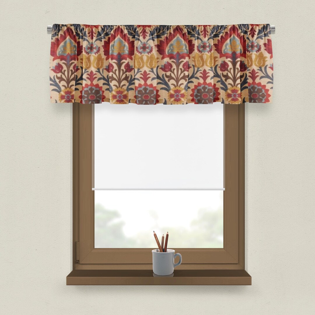 Waverly Valance, Waverly Santa Maria Gem Valance, Beige Valance ...