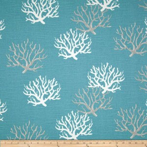 Coral Valance Blue Coral Valance Blue and White Coral - Etsy