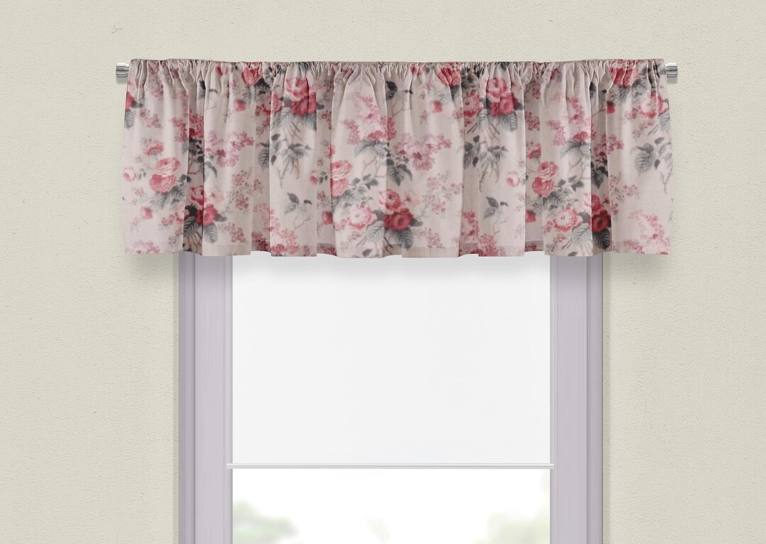 Waverly Valance, Emmas Garden Valance, Emmas Garden Rosewood Valance ...