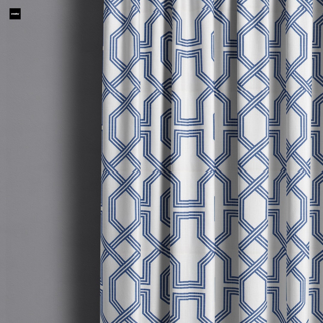 Blue and White Curtains, Scott Living Curtains, Scott Living Ander ...