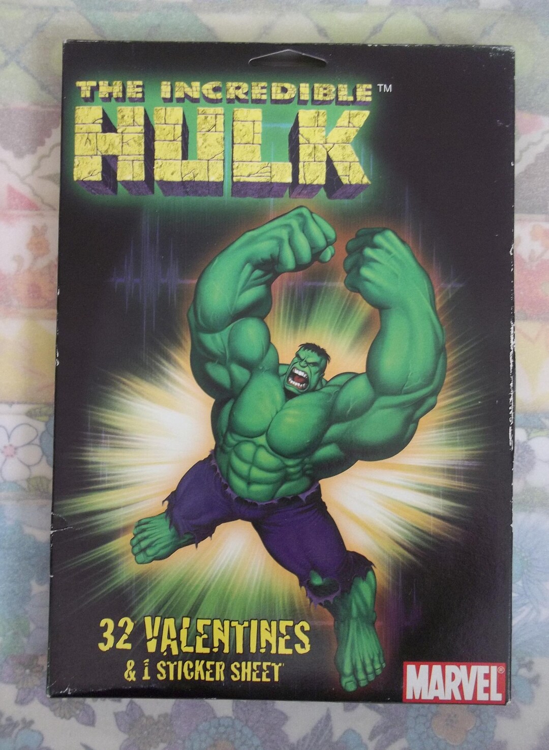 Vintage / the Incredible Hulk (tm) Valentines / Classroom / American ...