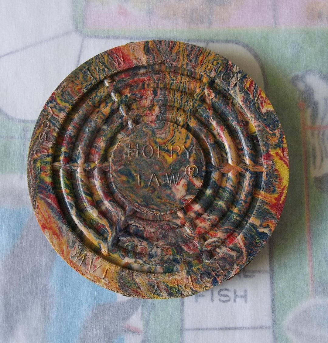 Official Hoppy Taw R Hopscotch Game Marker / Retro / Mixed Colors ...