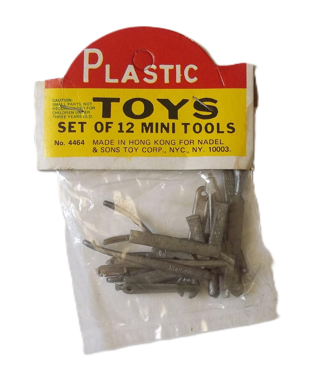 Vintage / Plastic Toys / Set of Twelve Mini Tools / Made in Hong Kong ...