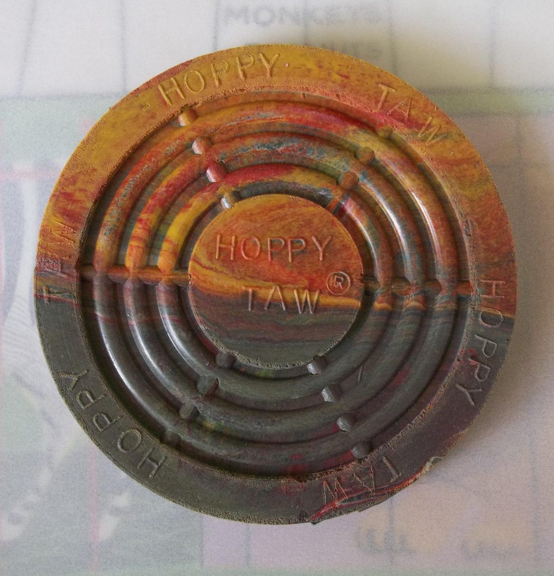 Official Hoppy Taw R Hopscotch Game Marker / Retro / Mixed Colors ...