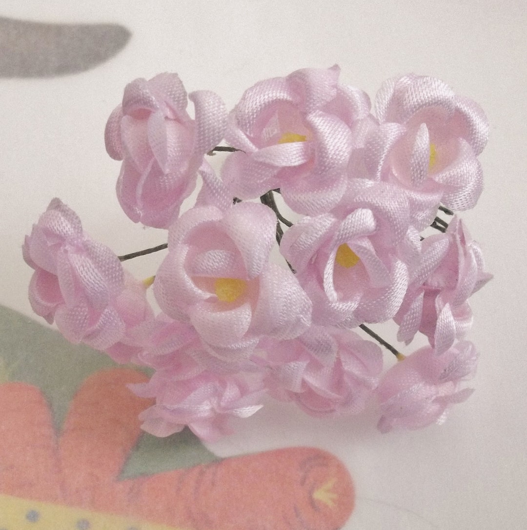 Vintage Millinery / Miniature Roses / One Bouquet of Twelve Stems ...