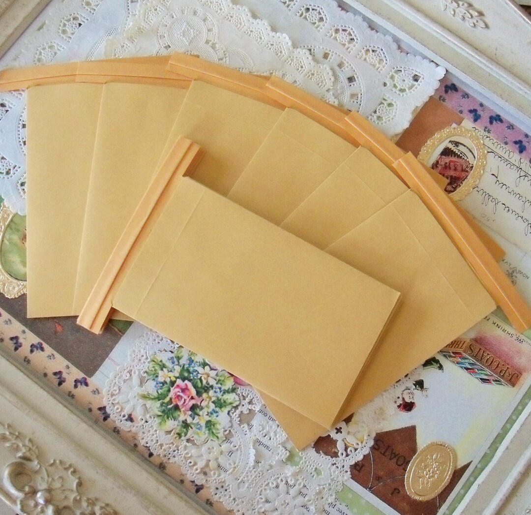 Kraft Coin Envelopes / Fold Over Wire Closure / Treat Bags / Party ...